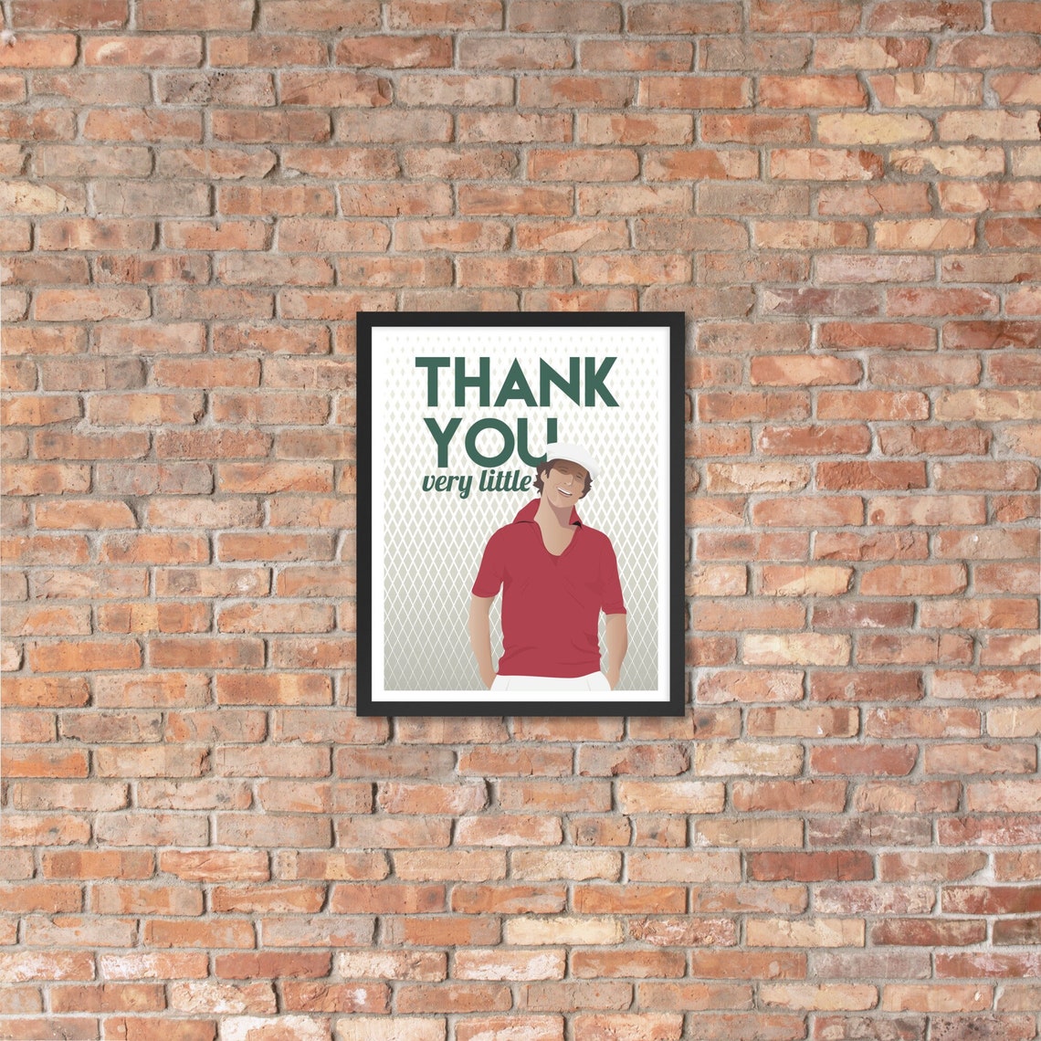 Original Ty Webb Caddy Shack thank You Framed Poster - Etsy
