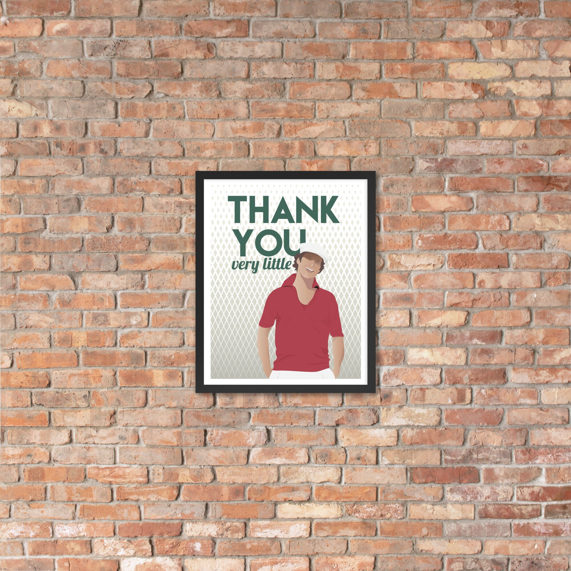Original Ty Webb Caddy Shack thank You Framed Poster - Etsy