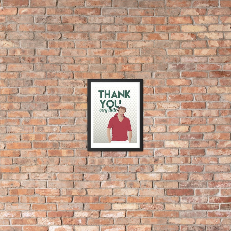 Original Ty Webb Caddy Shack thank You Framed Poster - Etsy