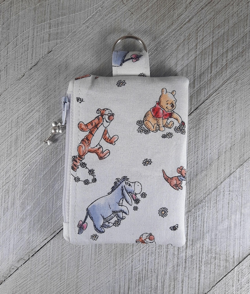 Disney Winnie the Pooh With Flowers ID Pouch/id Holder/small Wallet ...