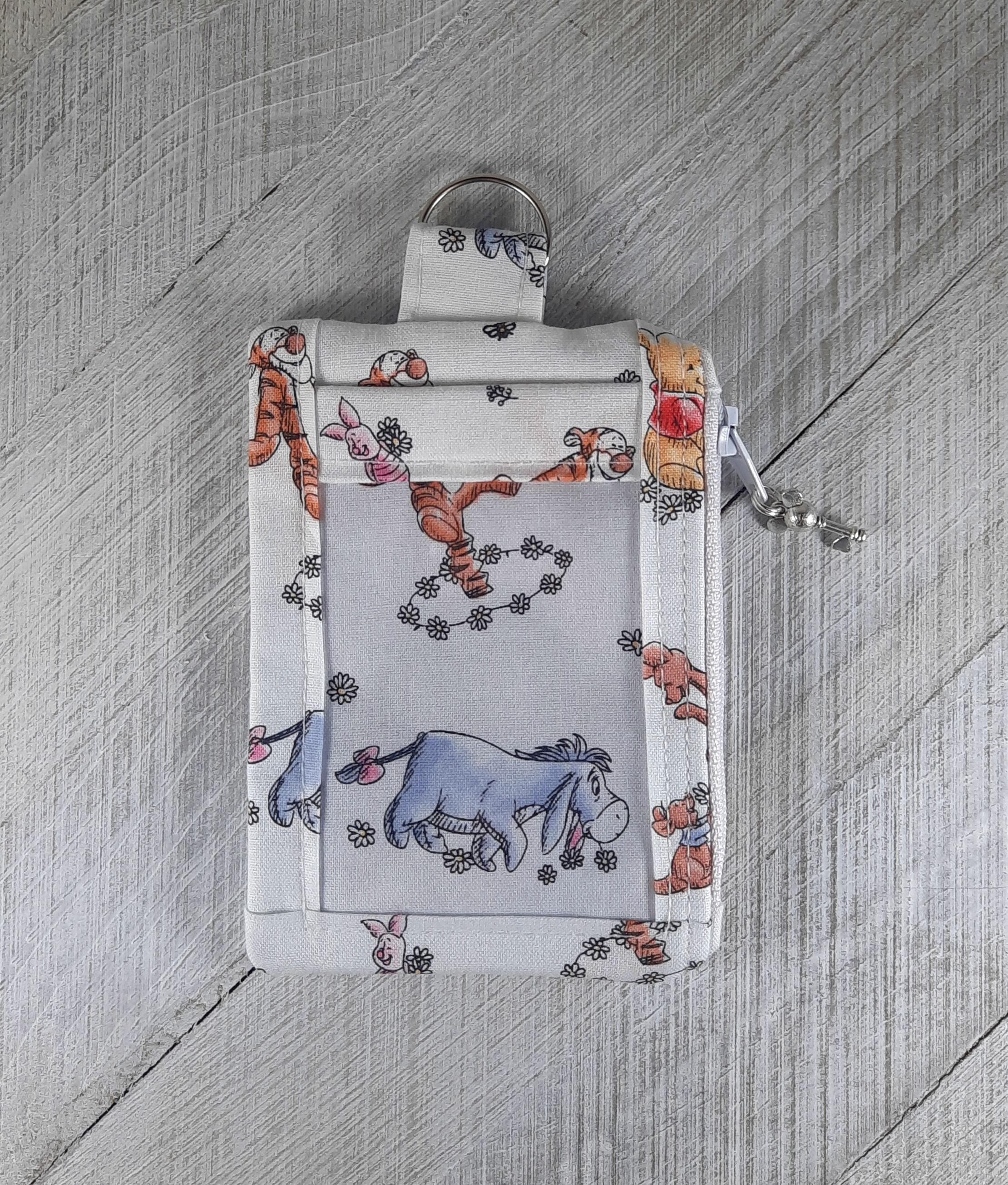 Disney Winnie the Pooh With Flowers ID Pouch/id Holder/small Wallet ...