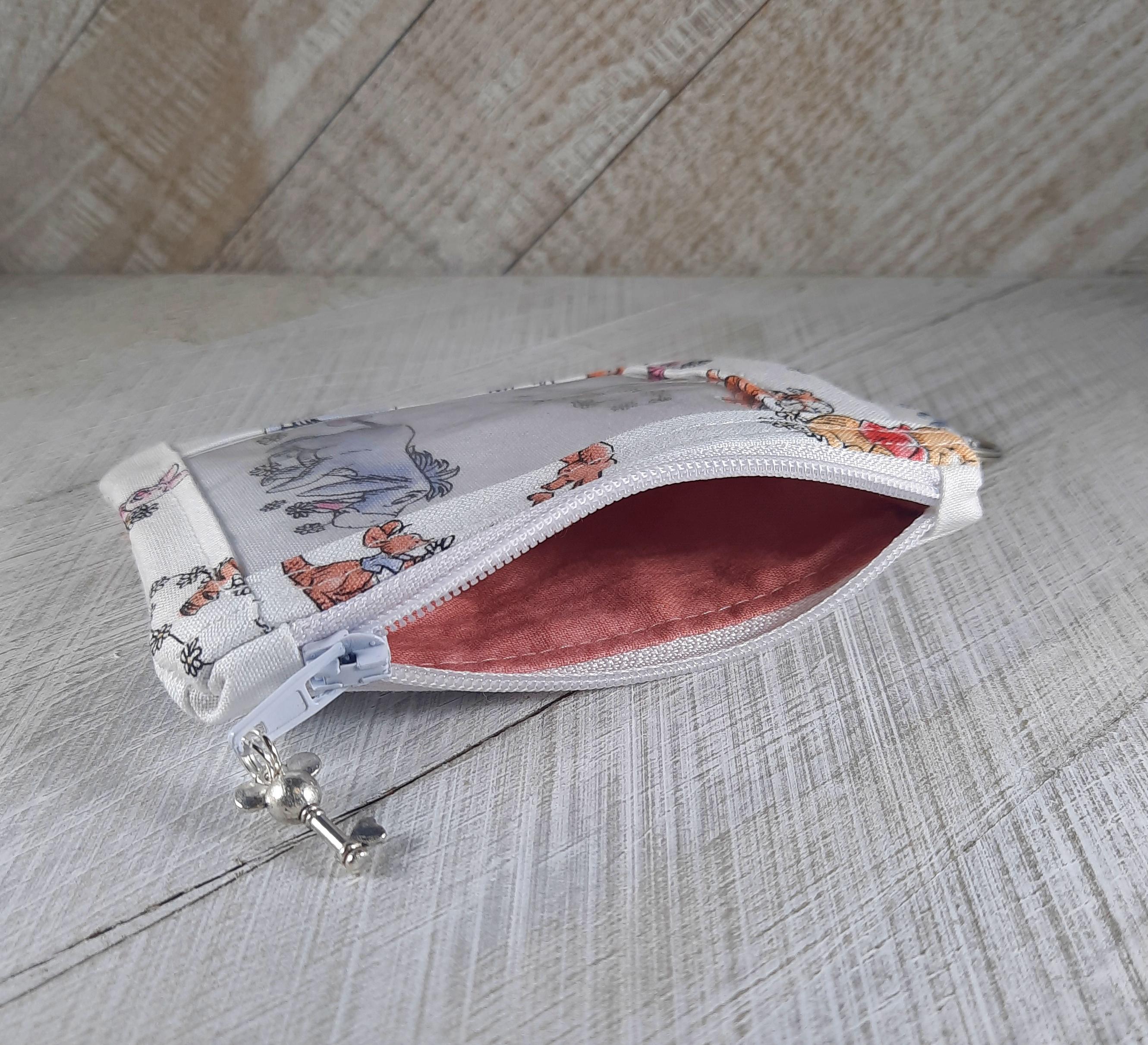 Disney Winnie the Pooh With Flowers ID Pouch/id Holder/small Wallet ...