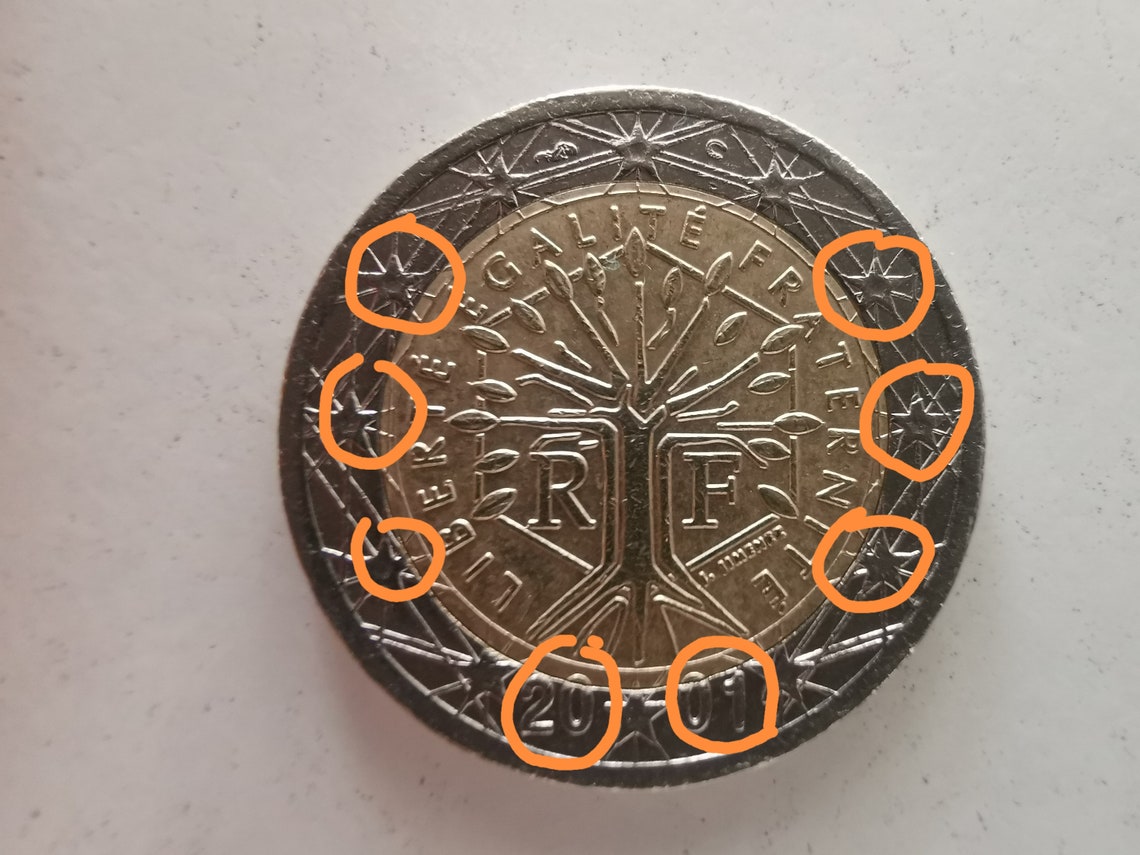 2 euromunt met onjuiste muntslag - Etsy België 2 euromunt met onjuiste muntslag - Etsy België