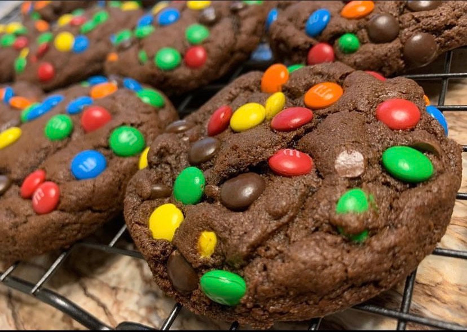 Double Chocolate Chip M&M Cookie - Etsy