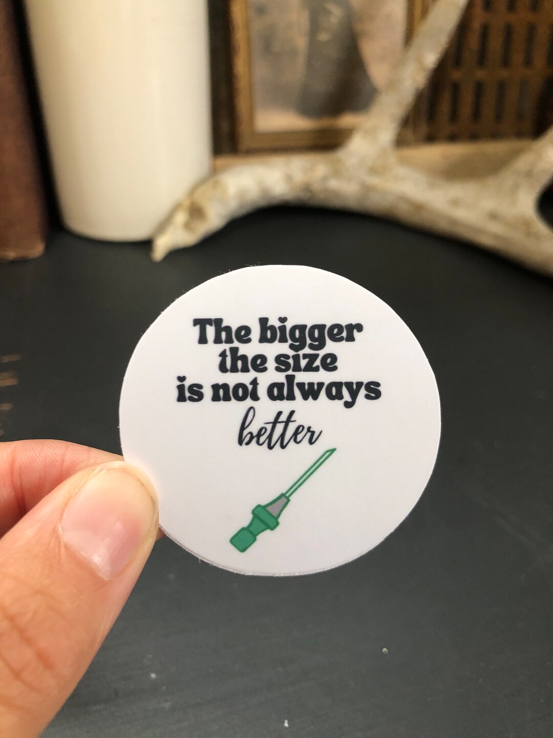 Funny Nurse Shot Sticker Waterproof Vinyl Laptop Sticker - Etsy