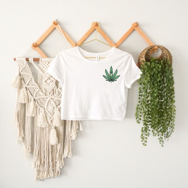 Weed Crop Top - Etsy