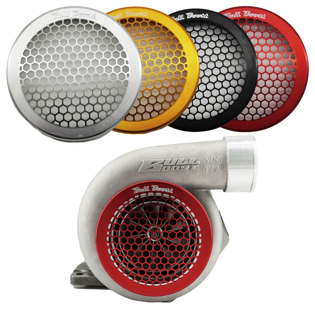 Billet 4 Inch Turbo Inlet Guard Velocity Stack Adapter Bellmouth Intake ...