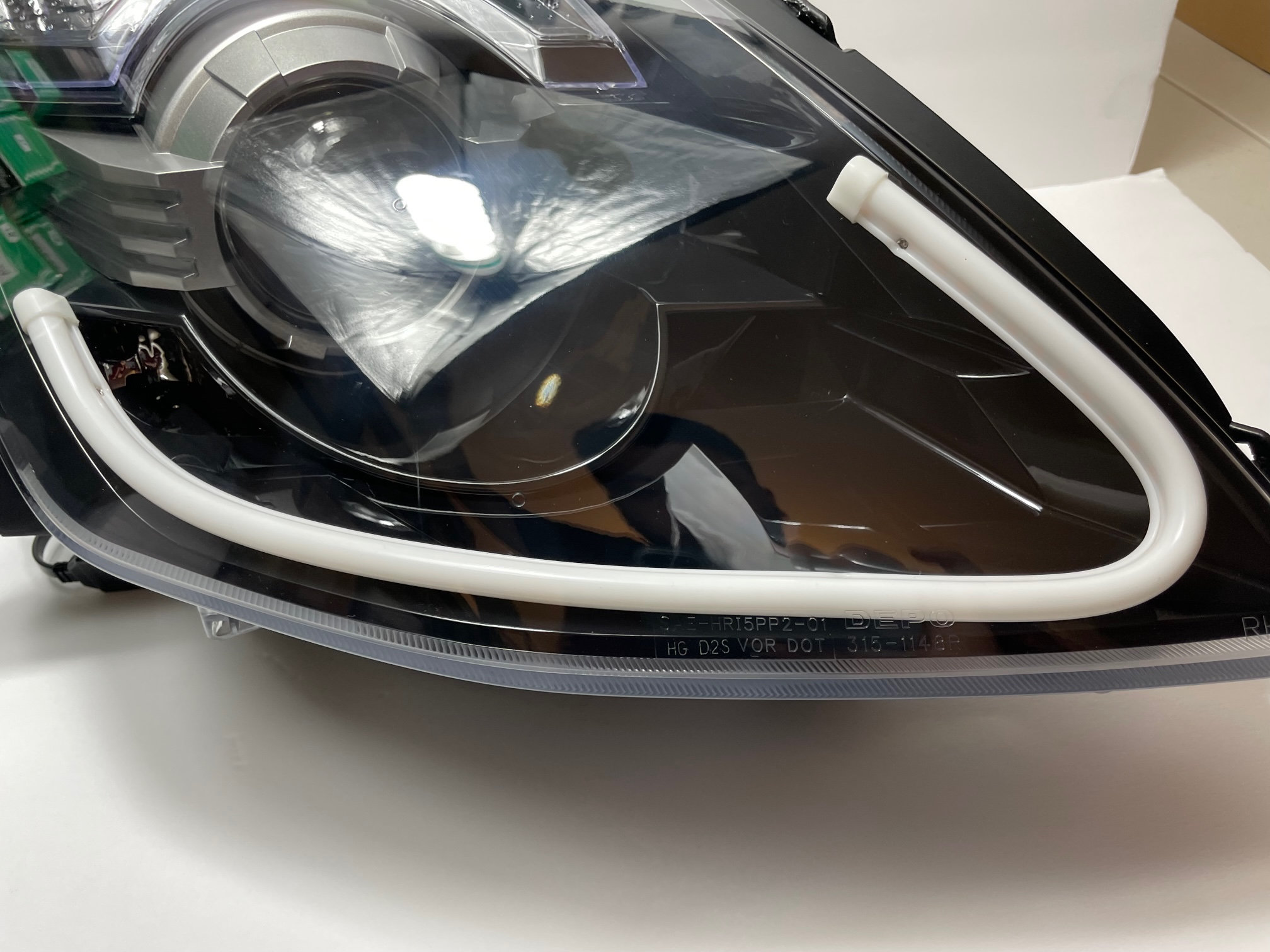 2003-2009 Nissan 350Z Z33 Fairlady Smoke LED "hid Type" DEPO Headlights ...