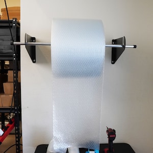 Wall/ceiling Mount Dispenser Holder Brackets for Bubble Wrap Foam Rolls ...