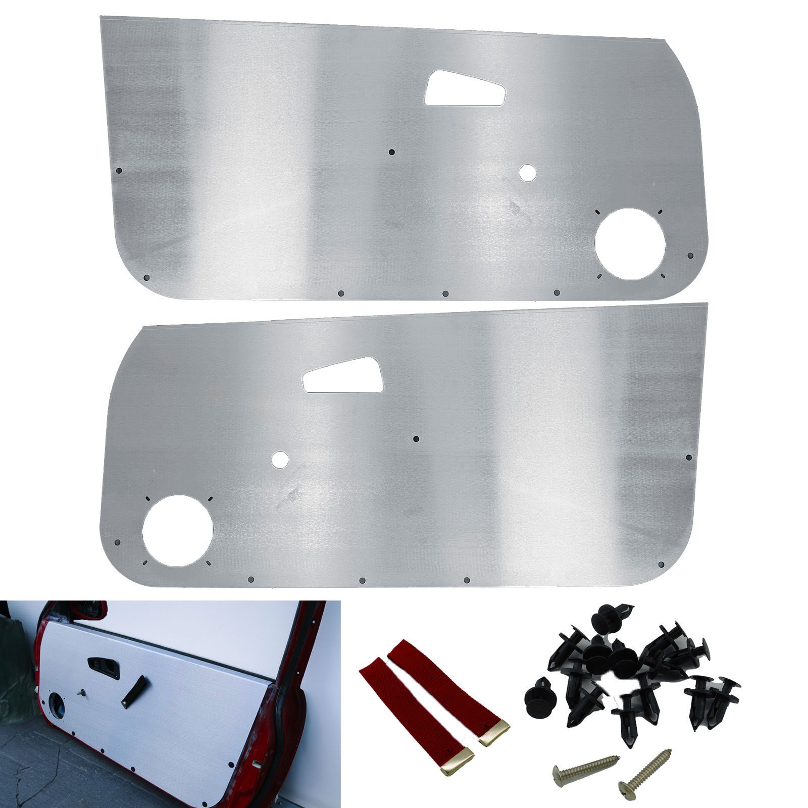 Race Aluminum Door Cards Panels for Honda Civic Si 92-95 Coupe Hatch EG ...