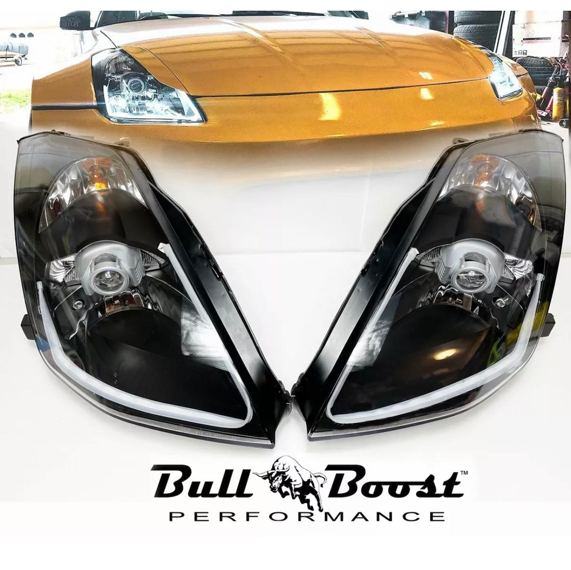 Custom Made 350z Headlight Led Pair - Etsy