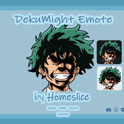 MHA Heart Emote Anime Emote for Twitch and Discord - Etsy