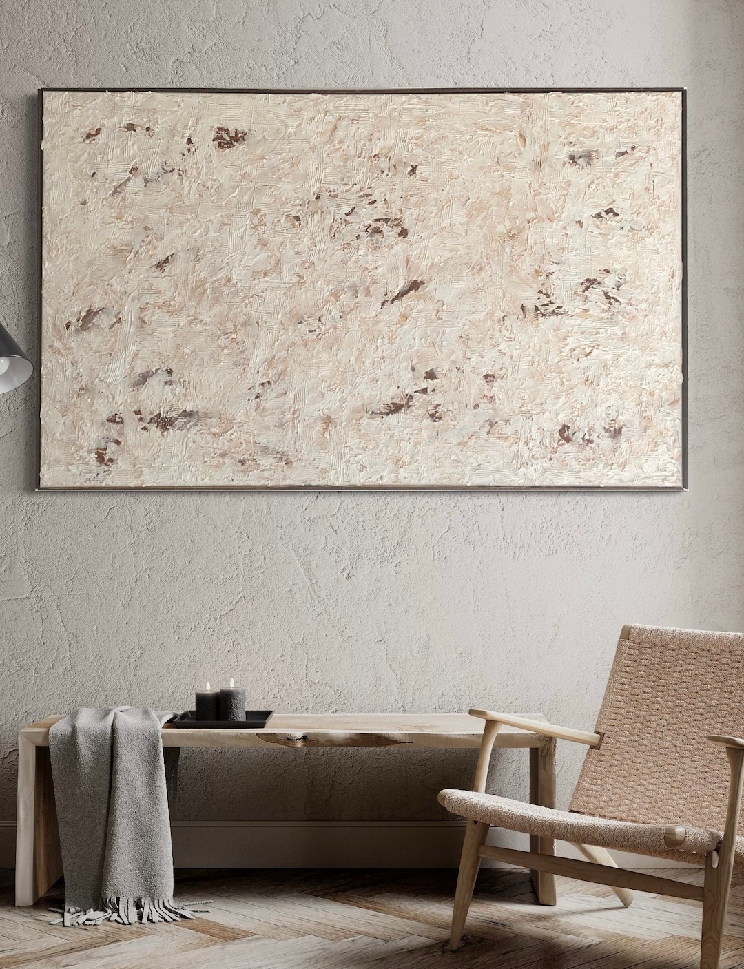 Large Textured Wall Art, Modern Art, Textured Minimalist Art, Canvas ...