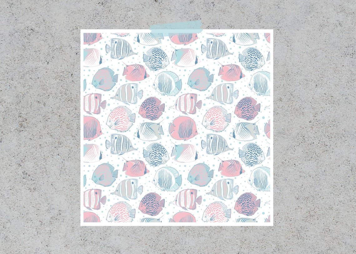 10 Underwater Digital Paper Seamless Digital Paper Aquarium - Etsy