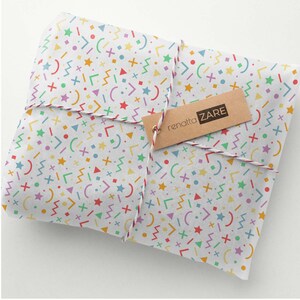 Pastel Confetti Digital Paper Pack 10 Seamless Patterns Fun Geometric ...