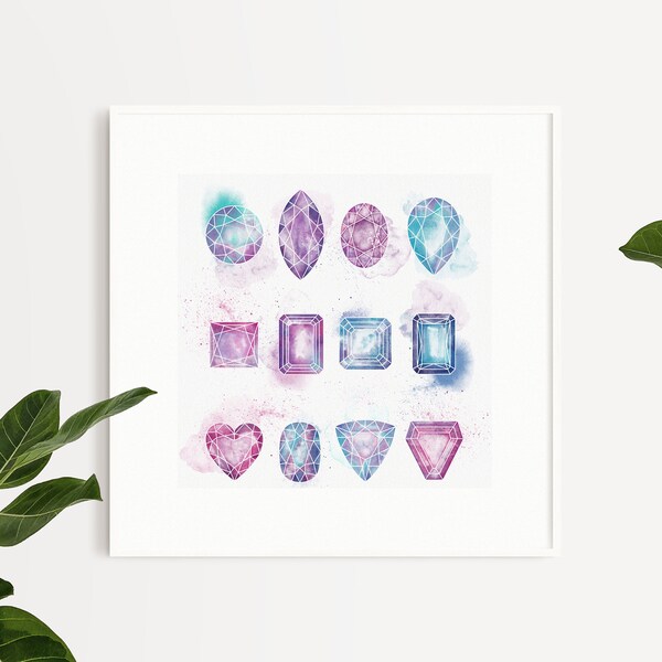 Gem Print - Etsy