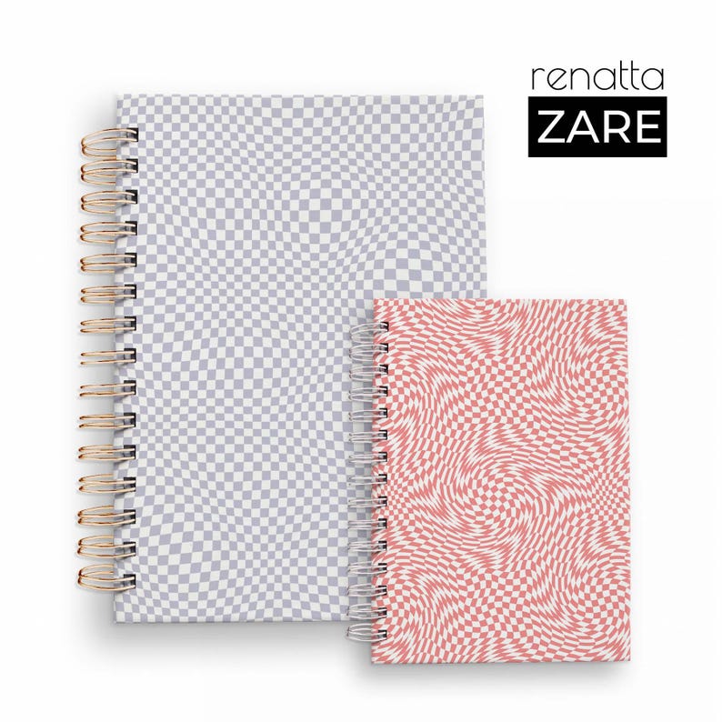 10 Wavy Crazy Checker Seamless Digital Paper, Checkered Pattern ...