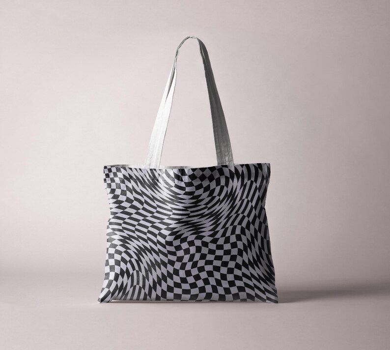 10 Wavy Crazy Checker Seamless Digital Paper, Checkered Pattern ...