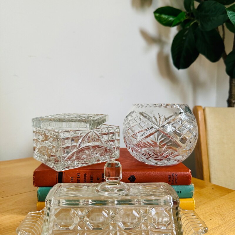 Crystal Dish - Etsy