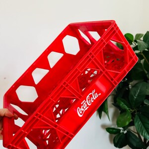 Vintage Coca-cola Crates Plastic Red Coke Pepsi - Etsy