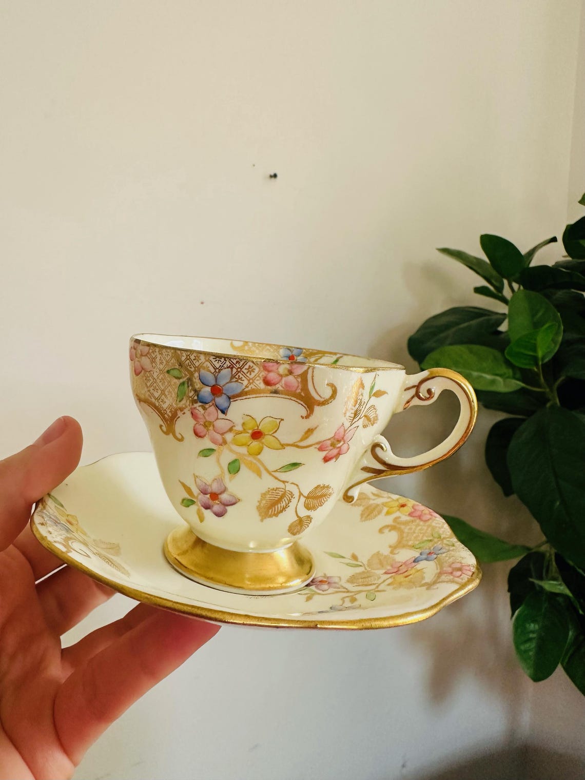 Vintage Foley Made in England Fine Bone China Tea Set Tea Cup and ...