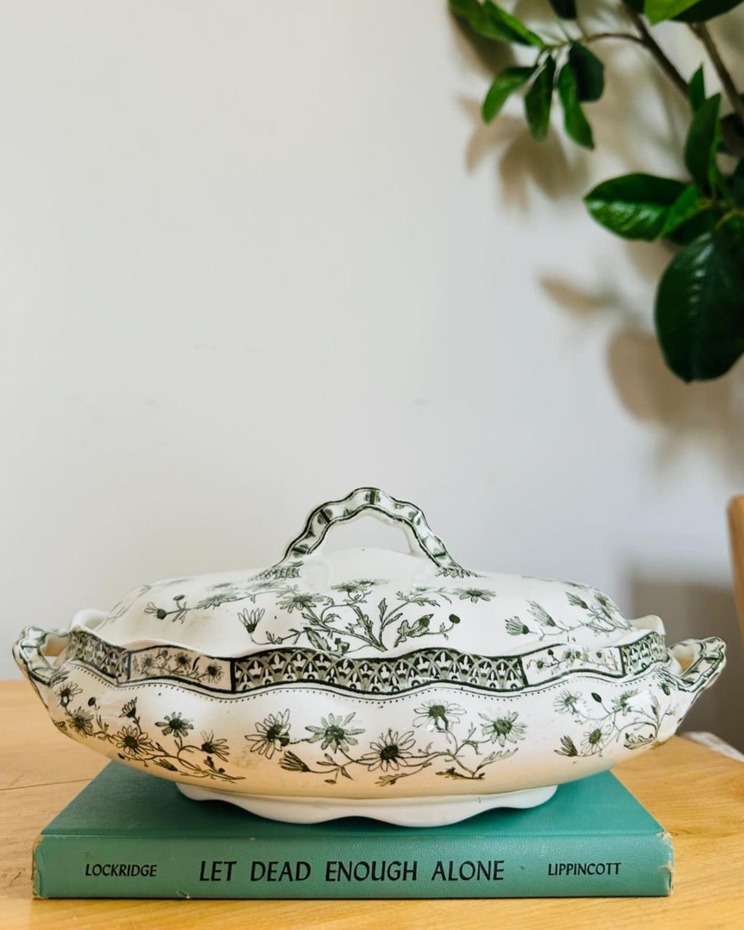 RARE Antique Lattice Furnivals Made in England 1890s Serving Dish ...