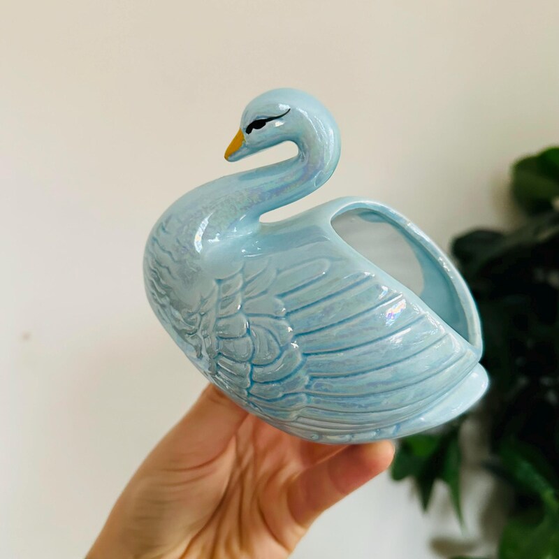 Ceramic Swan - Etsy
