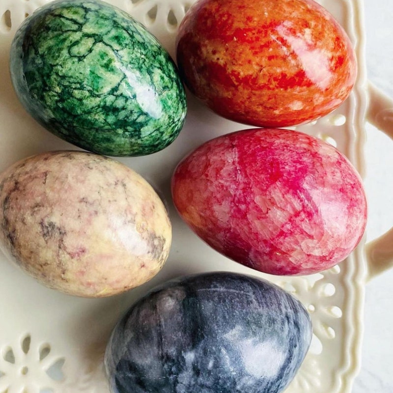 Alabaster Eggs - Etsy