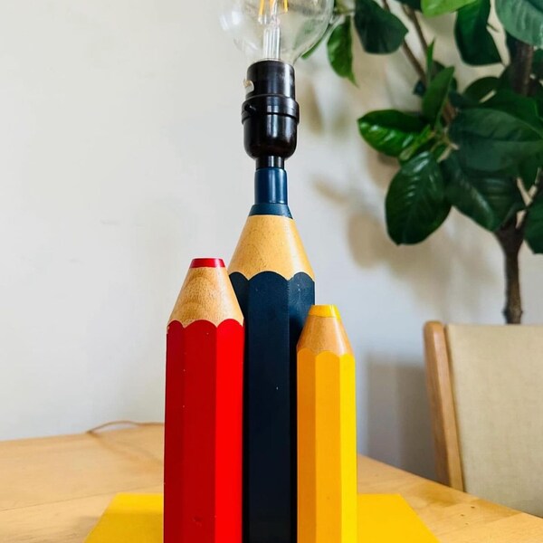 Pencil Lamp - Etsy