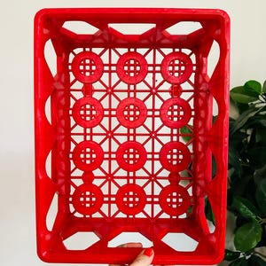 Vintage Coca-cola Crates Plastic Red Coke Pepsi - Etsy