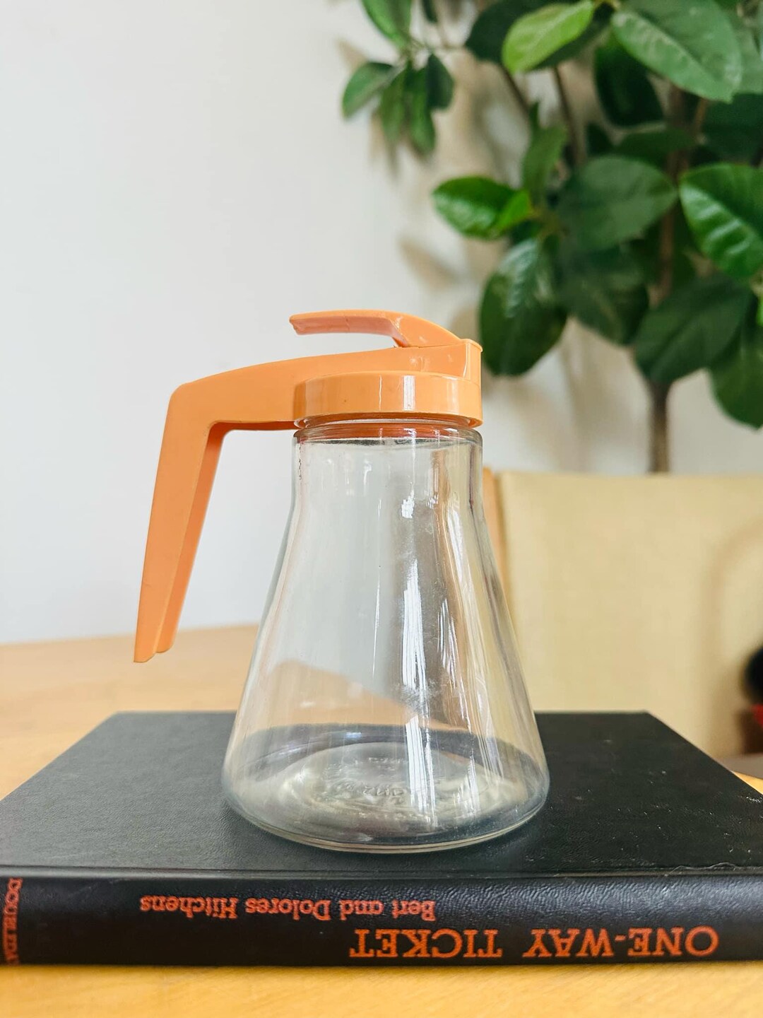 Vintage Androck Maple Syrup Pitcher Jug Diner Made in Canada Glass ...