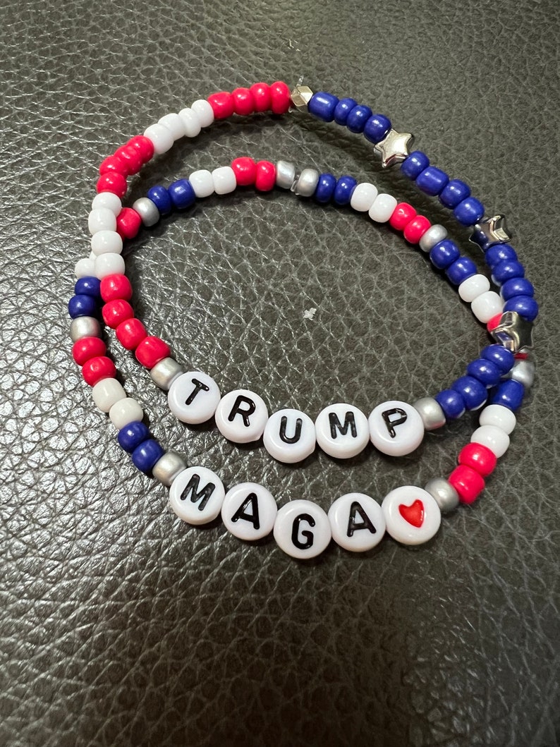 Trump 2024 MAGA Bracelets - Etsy