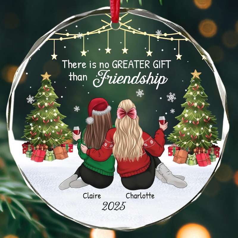 Ornaments Friends Forever - Etsy