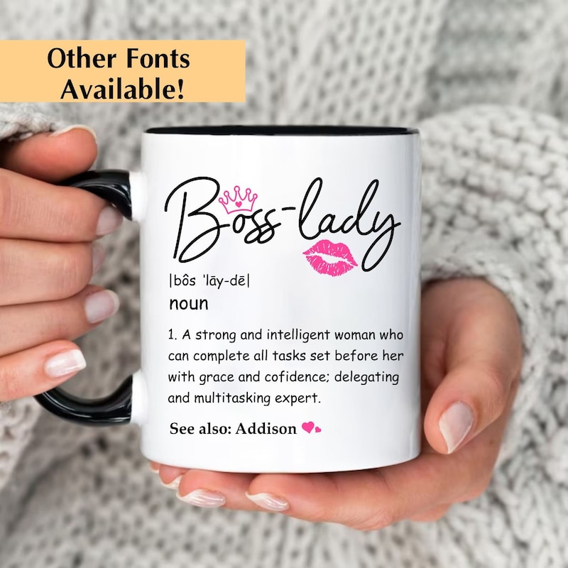 Boss Lady Mug - Etsy