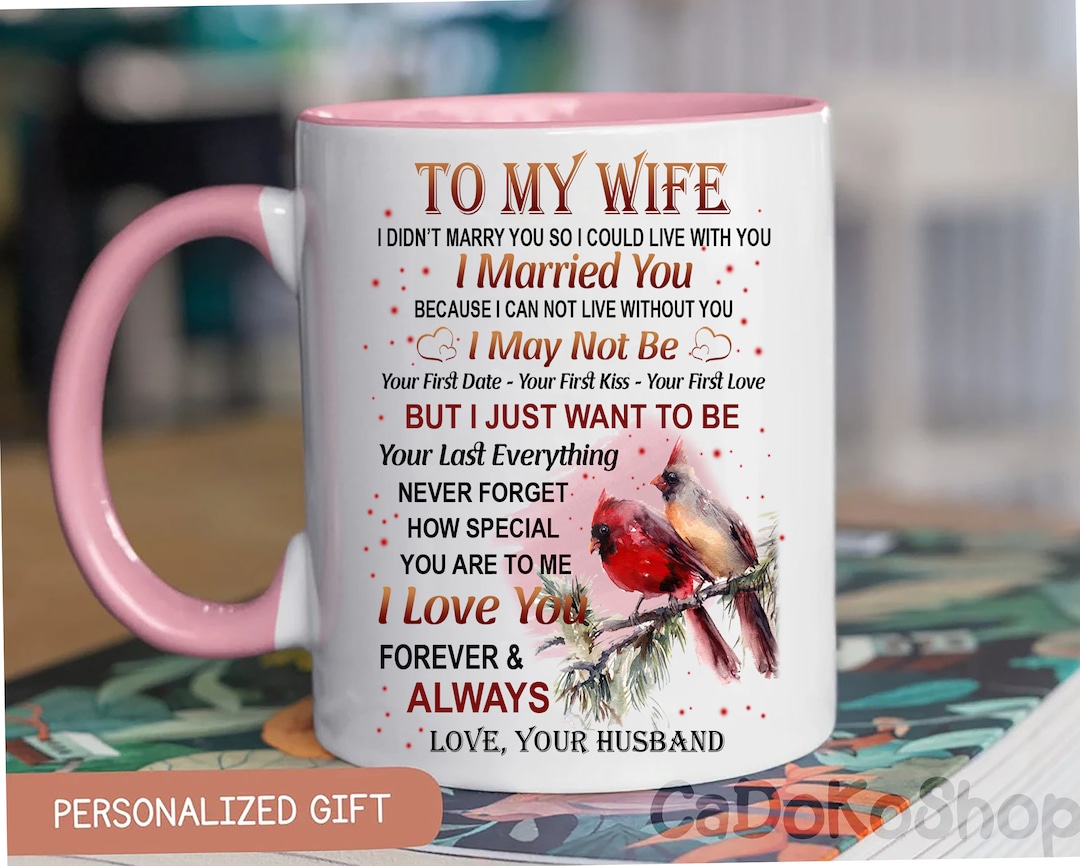 To My Wife Coffee Mug, Valentines Day Gift for Her, Wedding Gift ...