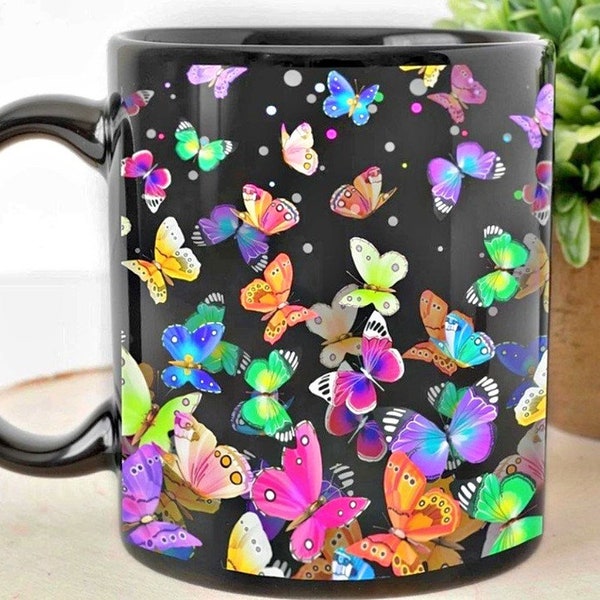 Butterfly Coffee Mug - Etsy