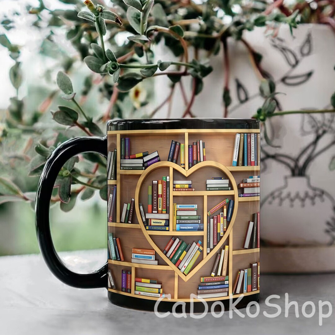 Librarian Mug, Gift for Librarian, Book Lover Gift, Book Nerd Gift ...