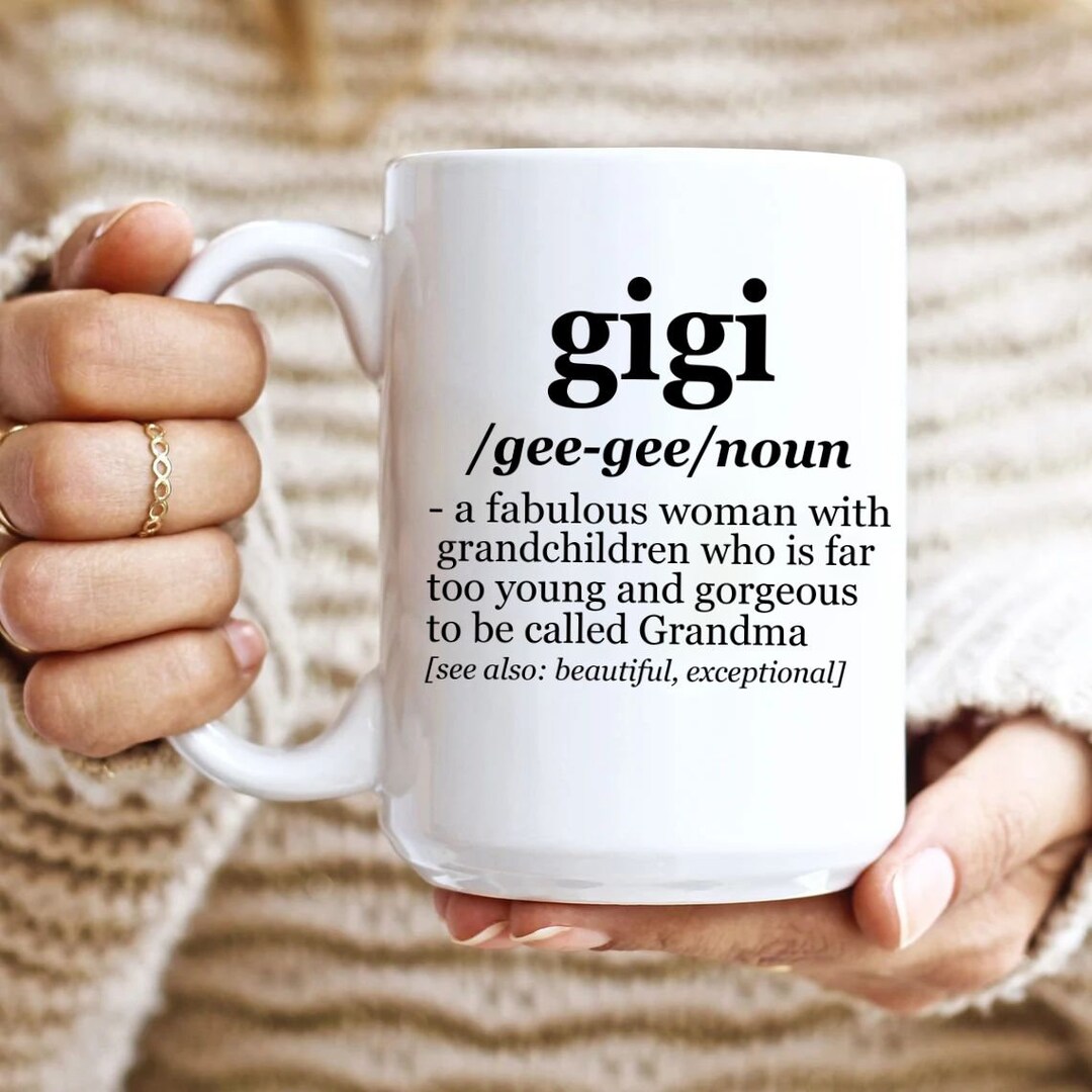 Gigi Definition Mug, Mothers Day Gift for Grandma, Grandma Gift, New ...
