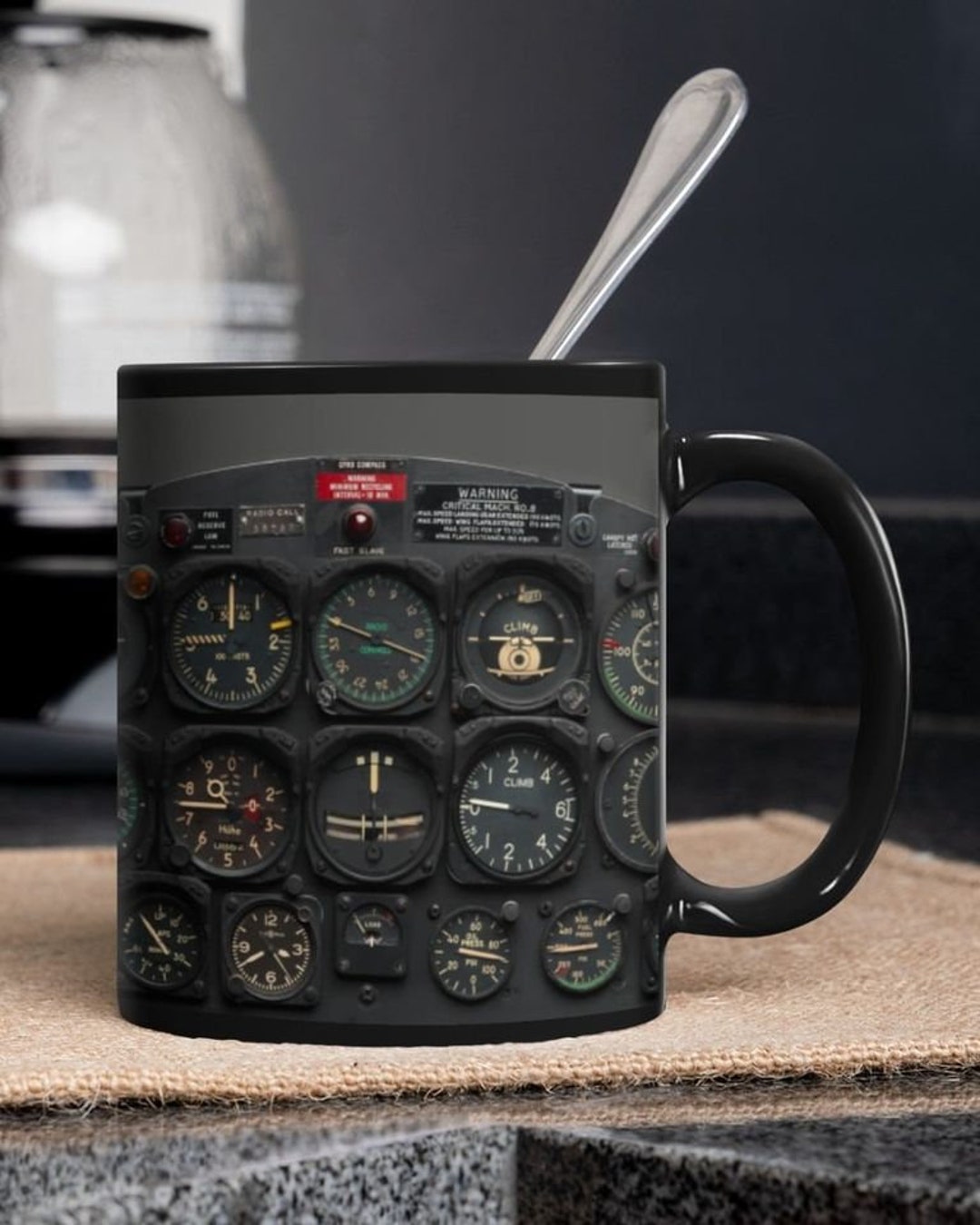 Pilot Gift, Coffee Mug Pilot, Pilot Indicator, Pilot Retirement Gift ...