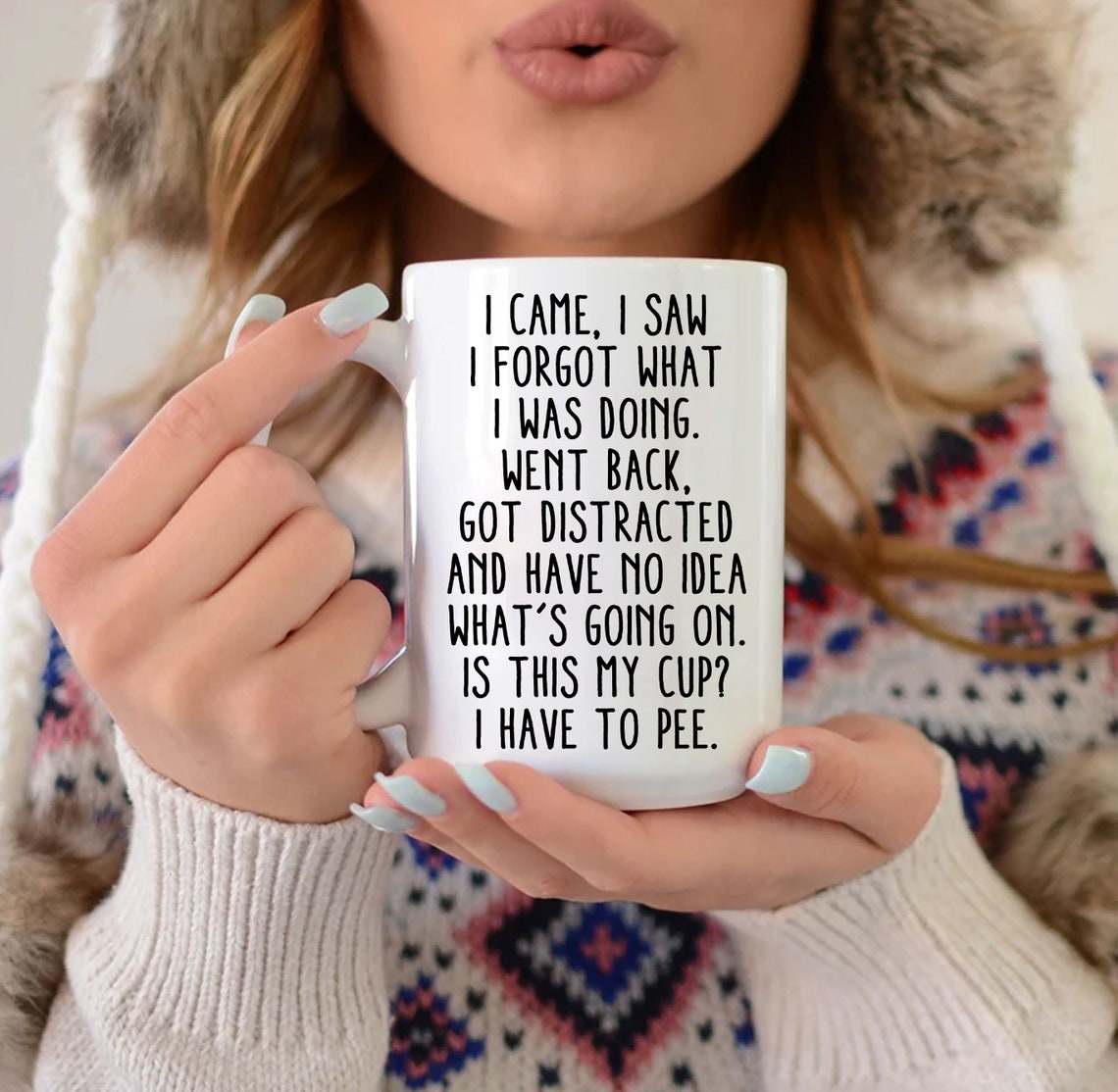 I Came I Saw I Forgot What I Was Doing Mug, Grandma's Wandering Mind ...
