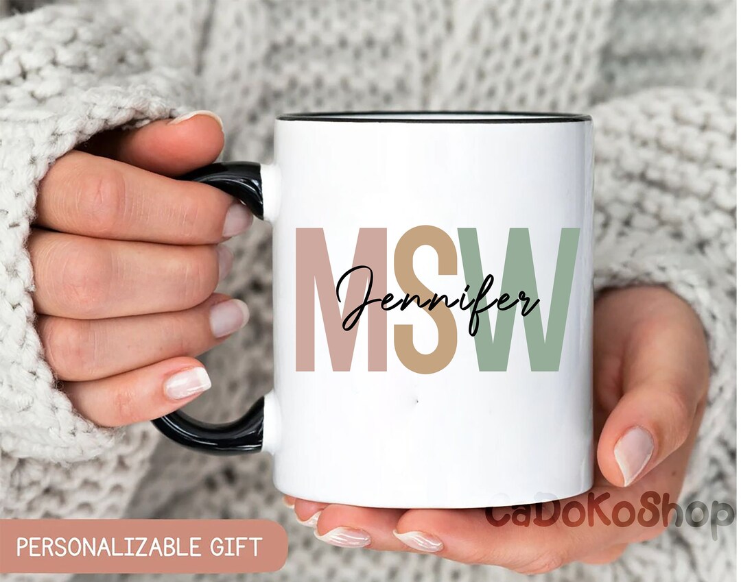 Personalized MSW Graduation Gift, Social Worker Mug, MSW 2023,future ...