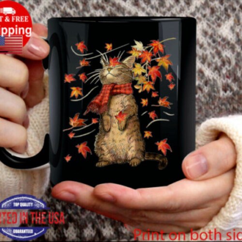 Autumn Cat Mug Its Fall Yall Mug Funny Gift for Halloween - Etsy