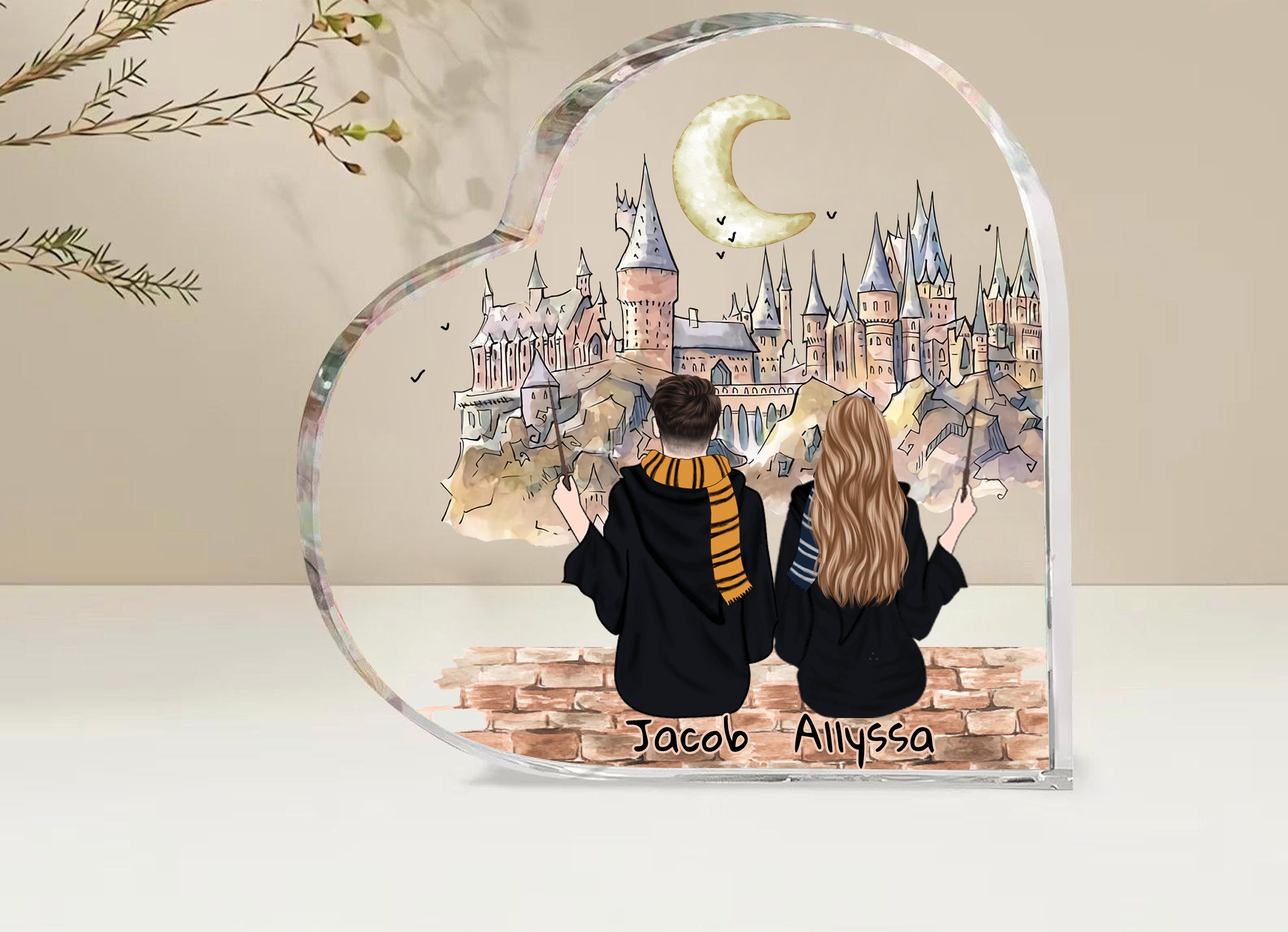 Personalized Wizard Plaque, Custom Wedding Gift for New Couple ...
