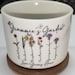 Personalized Grandpa's Garden Plant Pot, Birth Month Flower ...