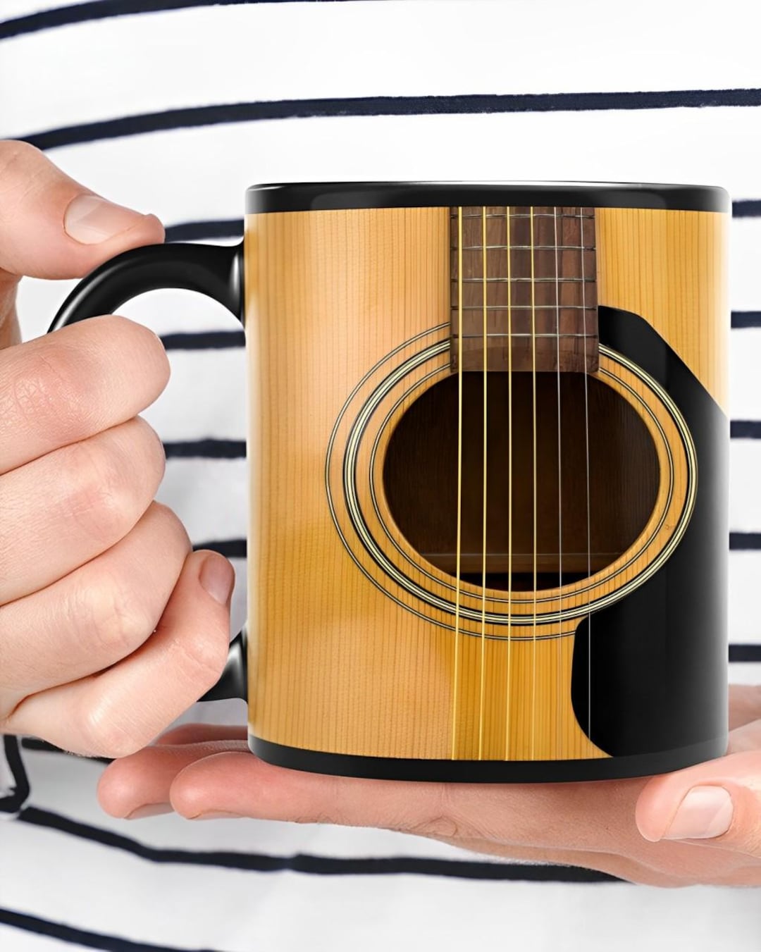Mug Acoustic Guitar Coffee, Guitar Teacher Mug, Music Coffee Cup, Piano ...