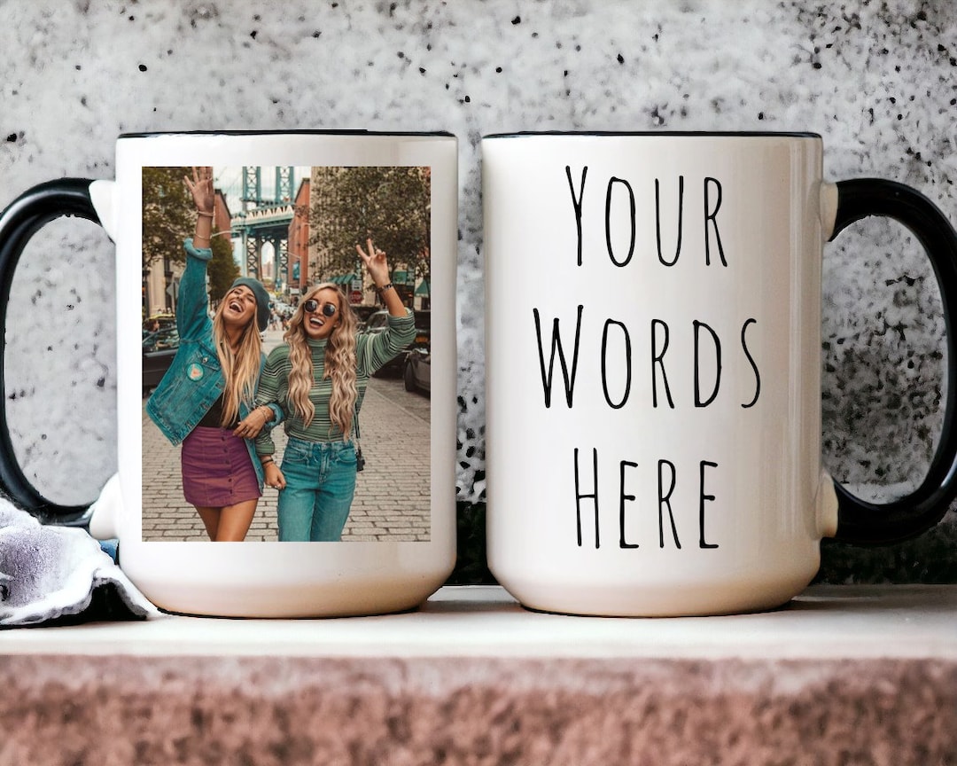 Personalized Bestie Photo Mug, Custom Best Friend Mug, Bestie Cup ...