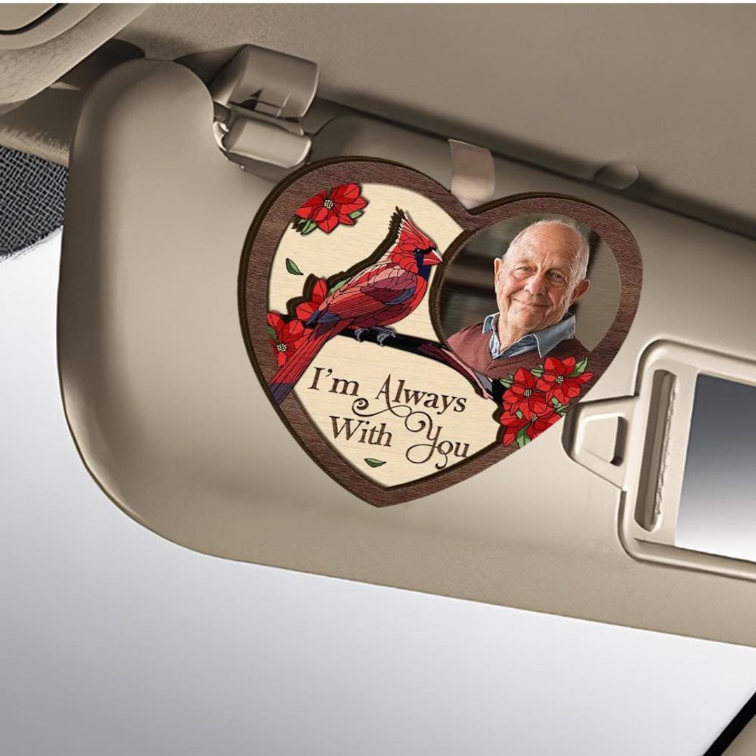 Custom Photo Car Visor Clip, Personalized Memorial Gift, Custom ...