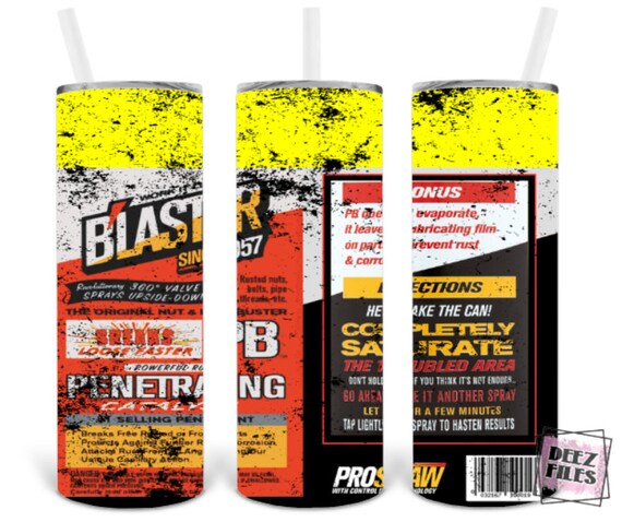 PB Blaster grunge sublimation tumbler design digital download PNG Art ...
