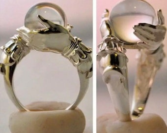 Crystal Ball Rings - Etsy