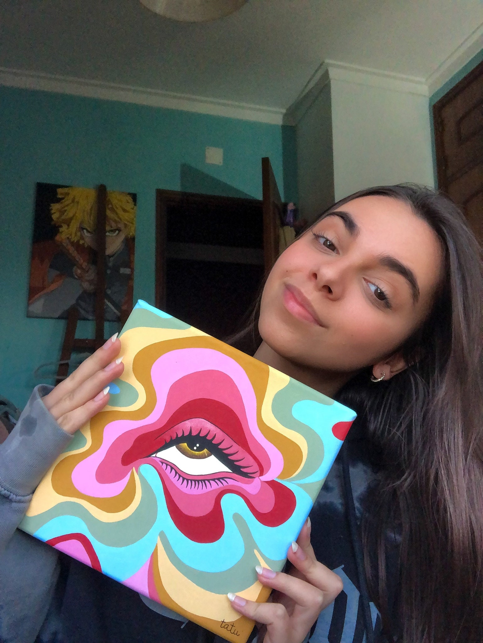 Colored Eye Painting - Etsy